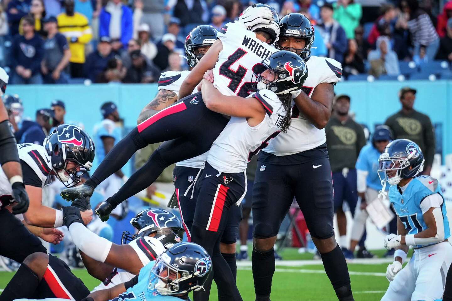 Who is Matthew Wright? Texans' fill-in kicker beats Titans with kick