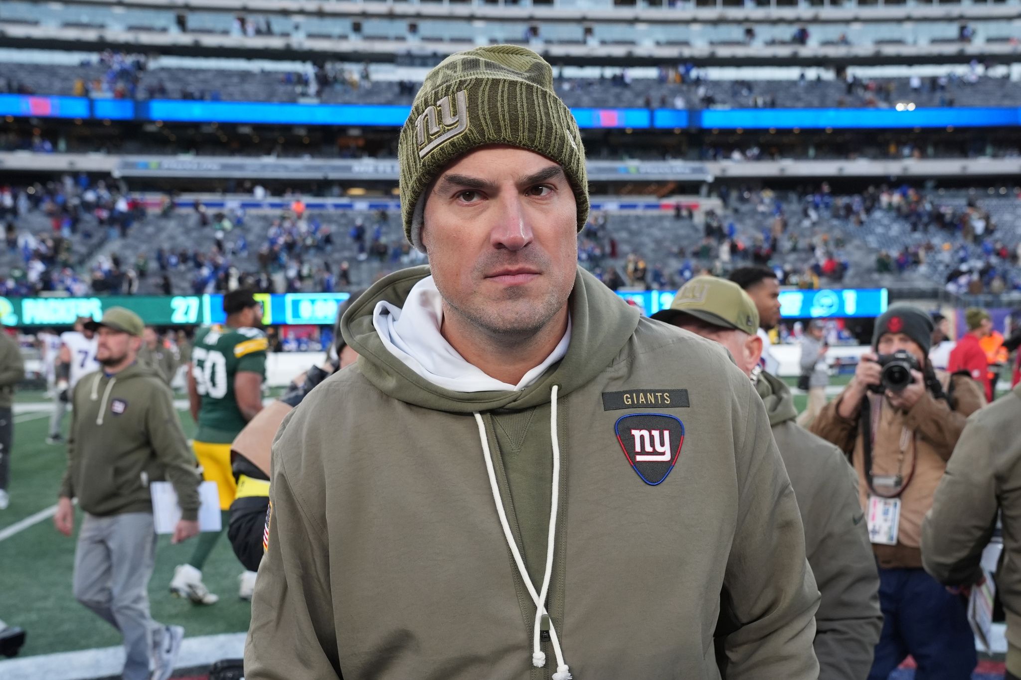 Abdul Carter benched for Giants' first defensive series on what Mike ...