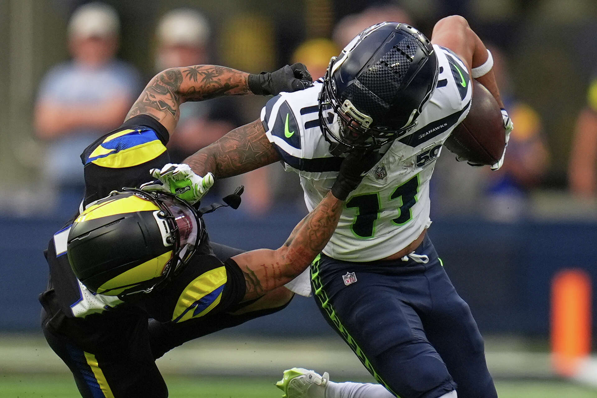 Rams have 4 interceptions, Seahawks miss long field goal on final play ...