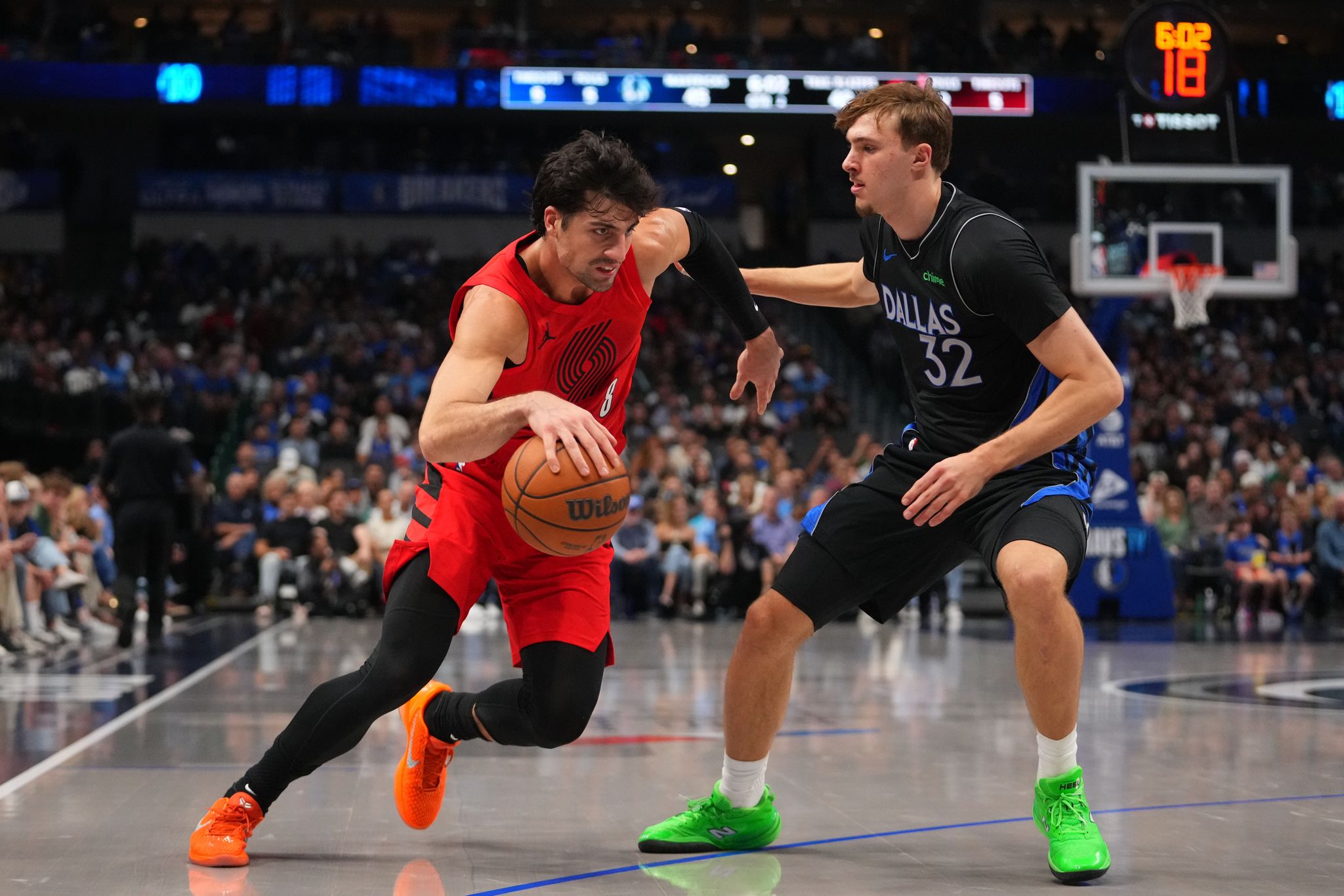 Washington and Flagg power Mavericks to a 138-133 OT win over the Trail ...