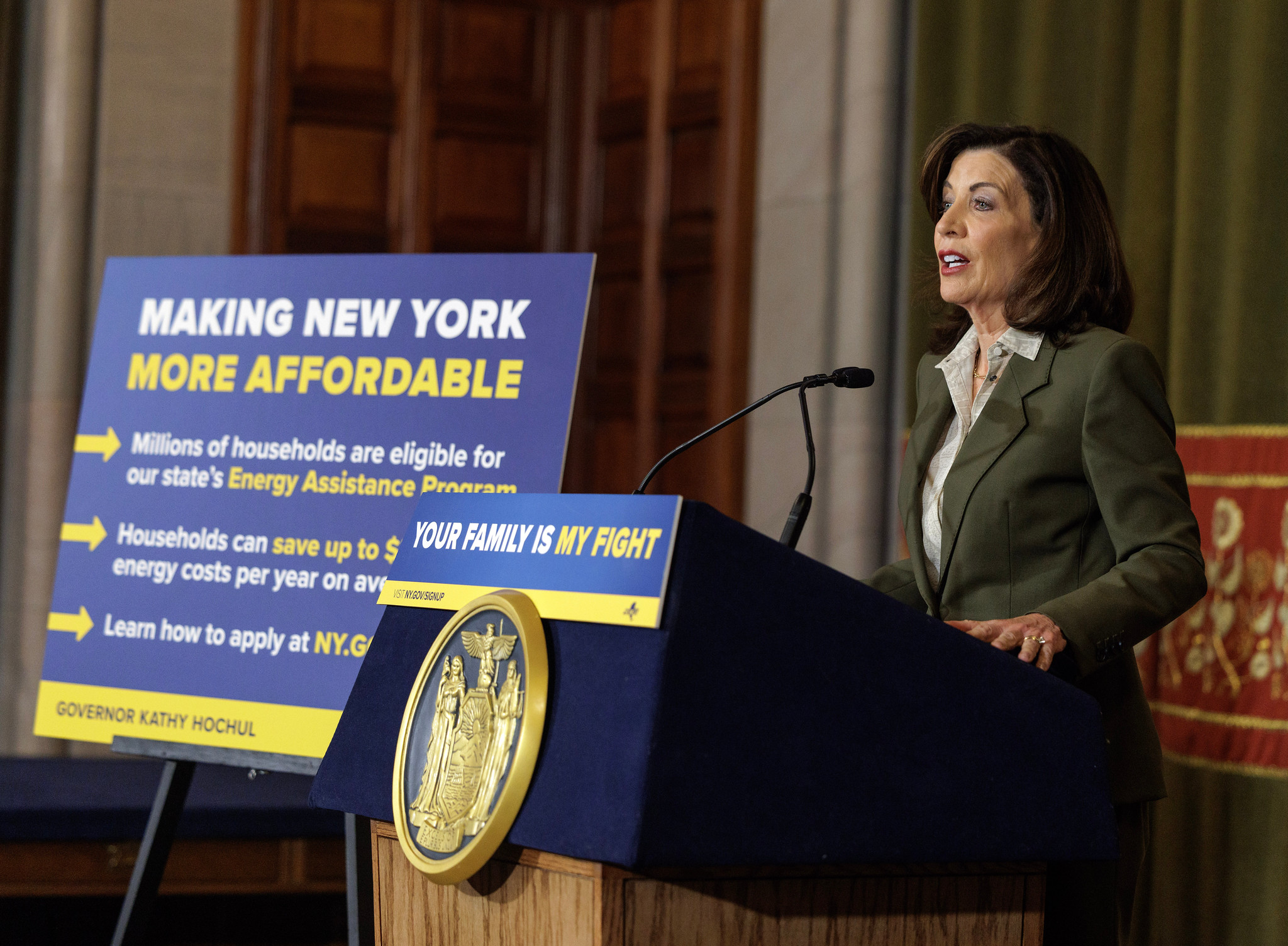 Hochul spars with White House over energy assistance funds