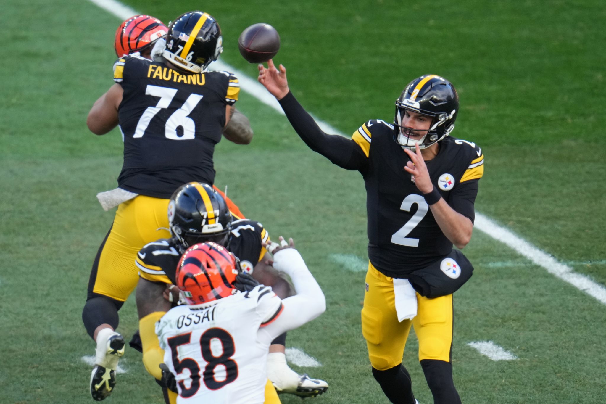 Mason Rudolph has turned into a pretty good backup plan for the Steelers