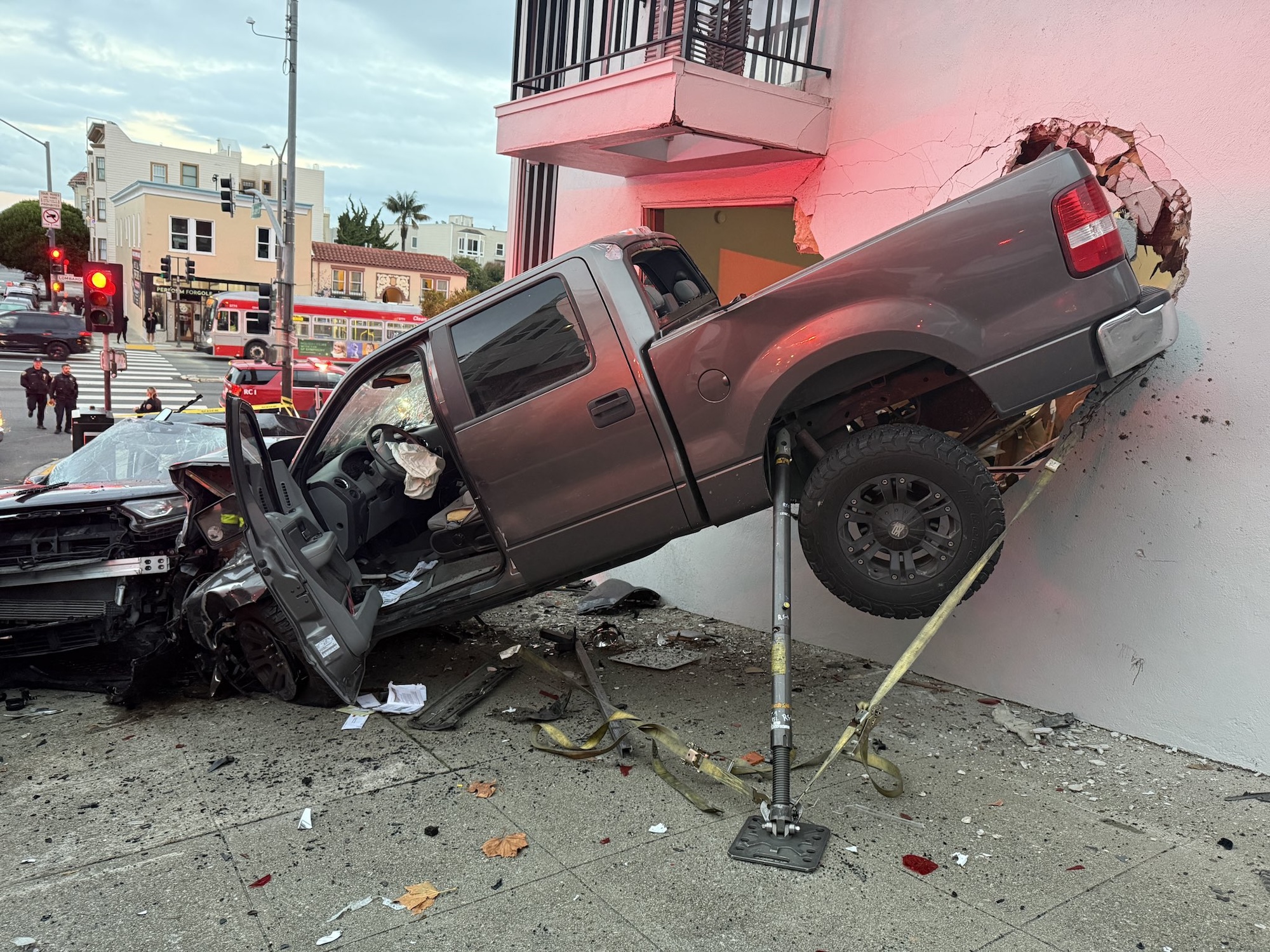 SF: 2 Hospitalized In 3-Vehicle Marina District Crash Tuesday Morning ...