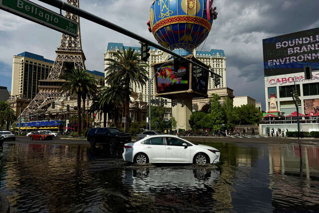 Flood watch issued as Las Vegas' biggest week of the year begins
