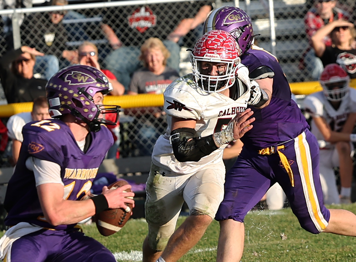 Unbeaten Calhoun set for Class 1A football semifinal vs. Brown County