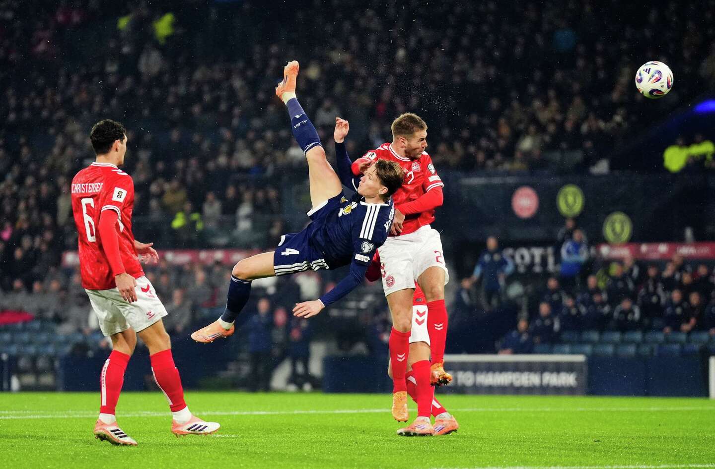 Scott McTominay scores bicycle kick goal for Scotland in key World Cup ...