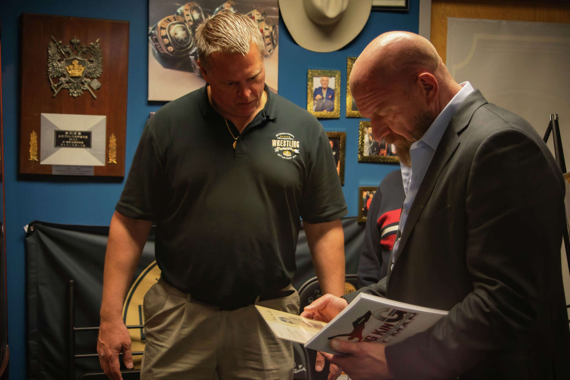 WWE's Triple H visits pro wrestling hall of fame in Albany