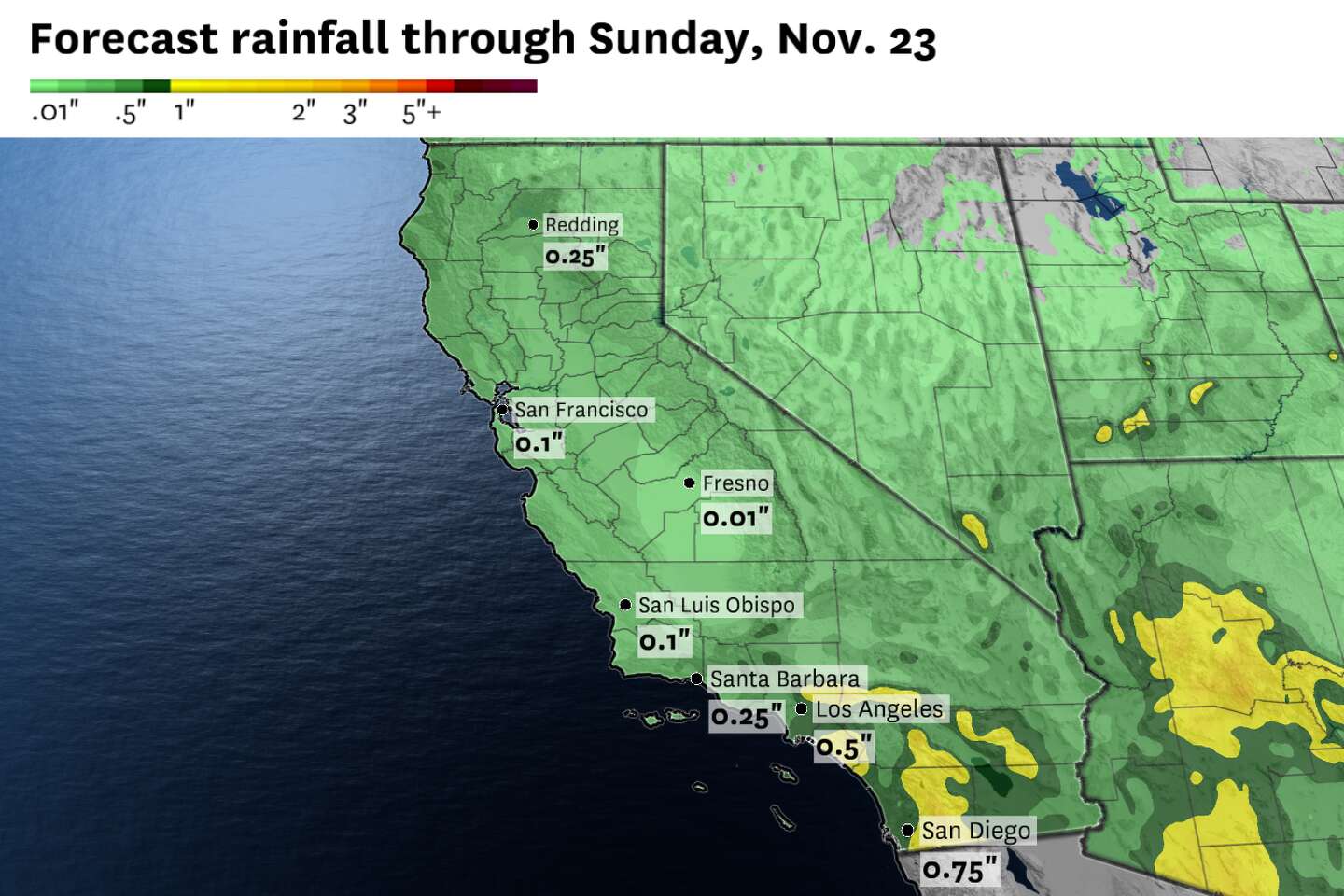 California weather: How much rain to expect from next storm