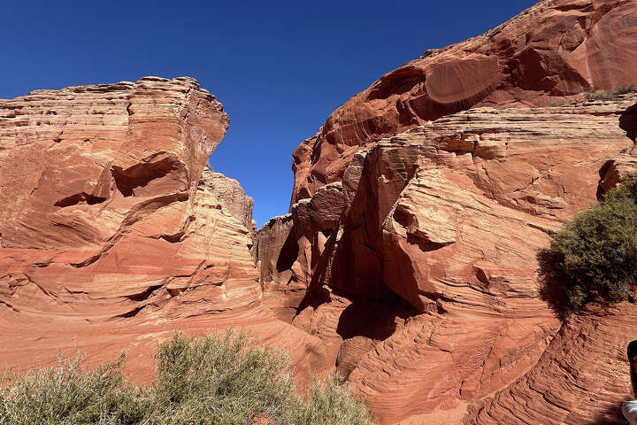 Arizona's secret slot canyon offers lovely scenery and no crowds