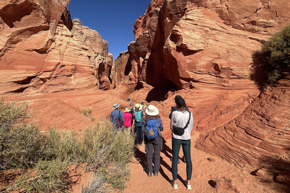 Arizona's secret slot canyon offers lovely scenery and no crowds