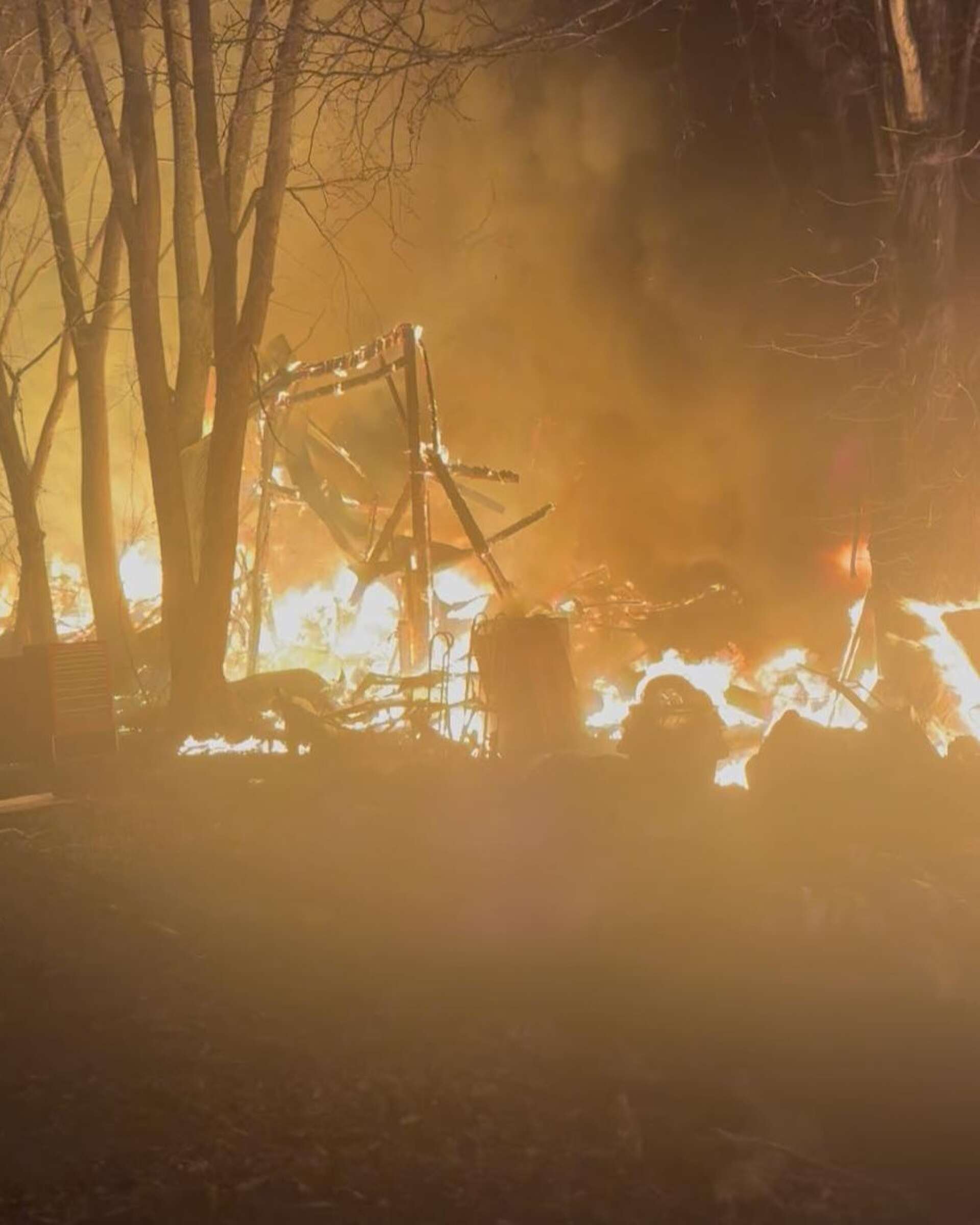 Crews battle East Windsor barn fire on North Road, officials say