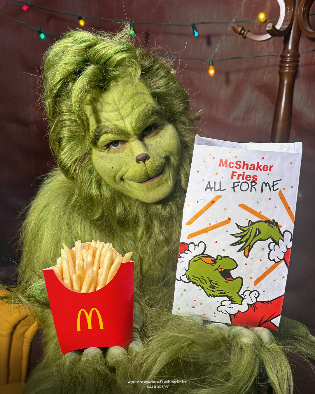 The Grinch Meal releases at McDonald’s with dill pickle fries