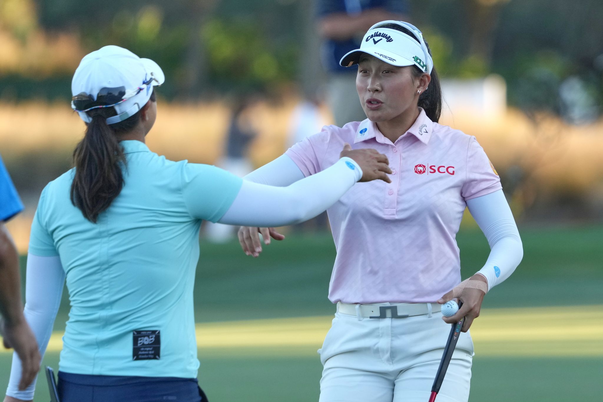 Thitikul nearly flawless for a 63 to build 3-shot lead in LPGA season finale