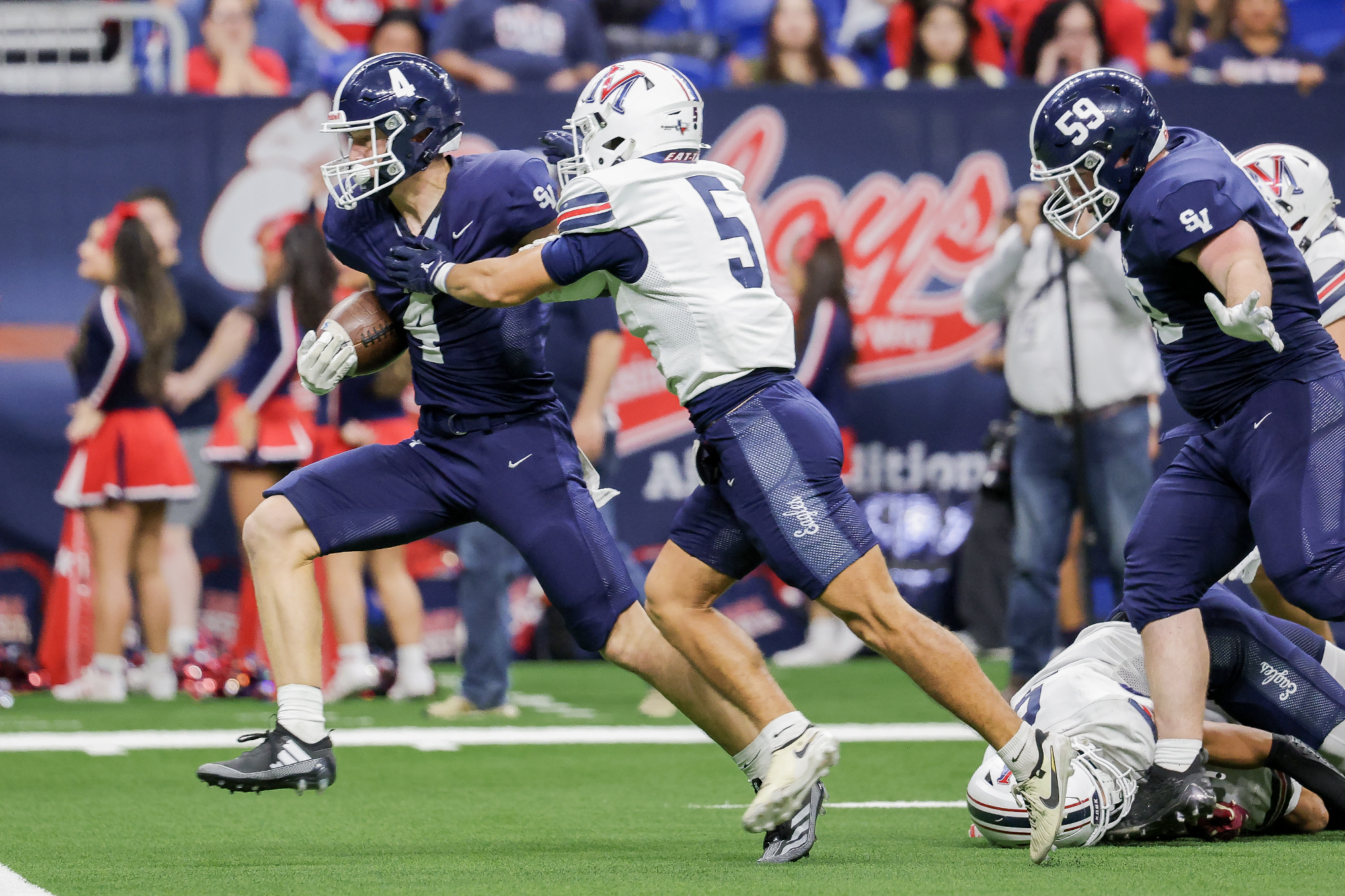 Smithson Valley football blanks CC Veterans Memorial in playoffs