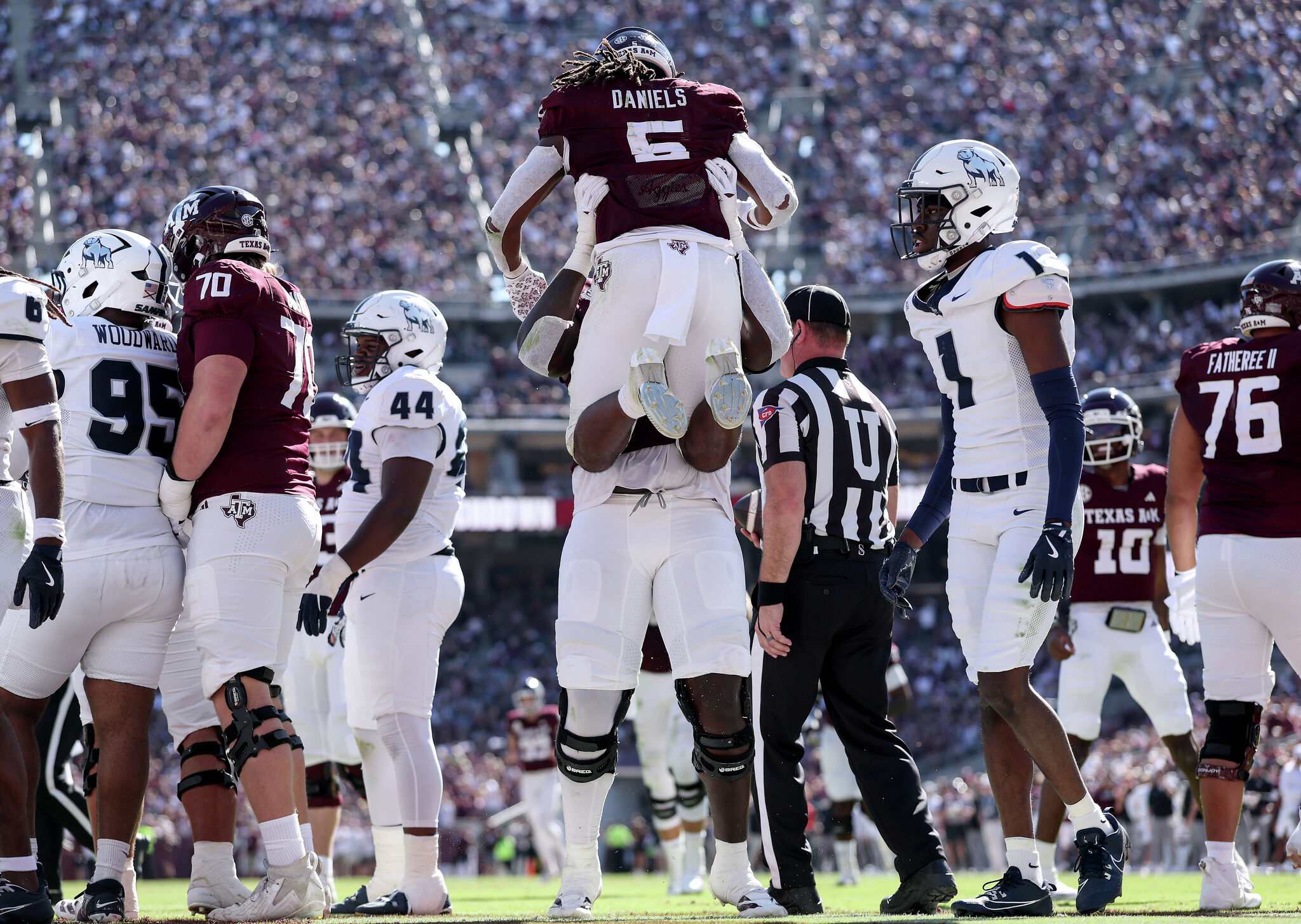 Texas A&M football vs Samford game score: Replay updates, how to watch