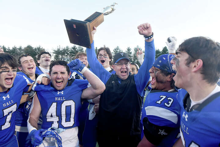 Photos of the Conard at Hall football game