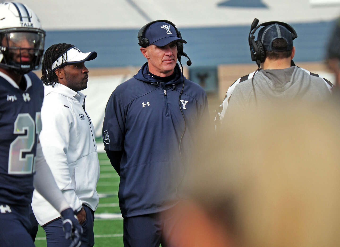 Tony Reno has stepped down as Yale's football coach for health reasons