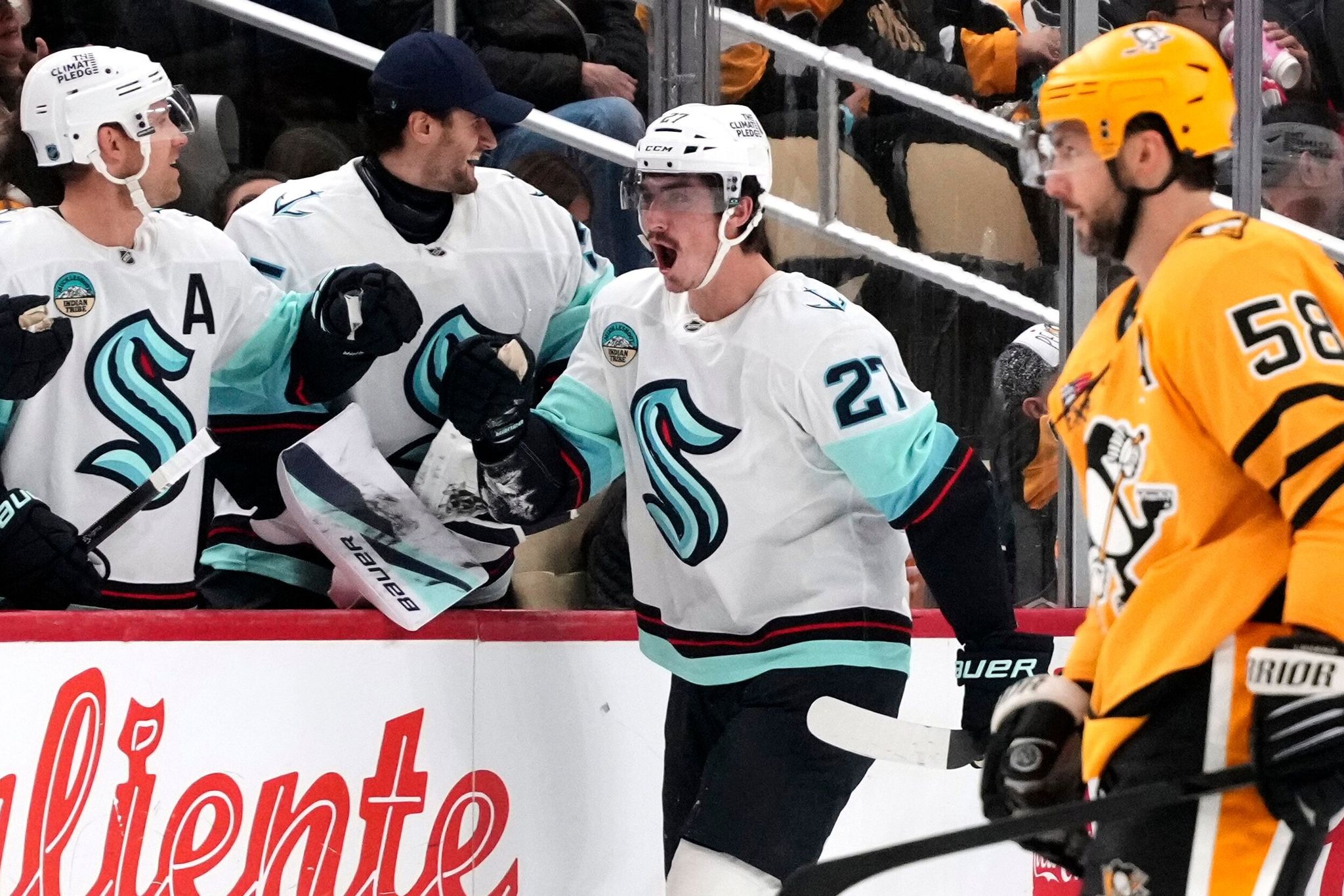 Montour's OT winner carries Seattle past Pittsburgh, 3-2