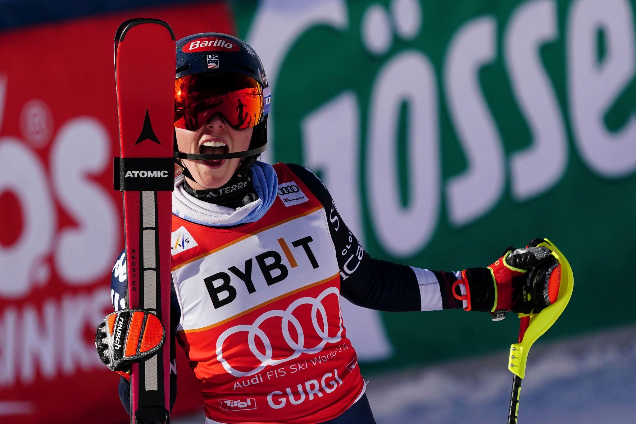 US ski star Shiffrin wins 2nd straight World Cup slalom of Olympic season