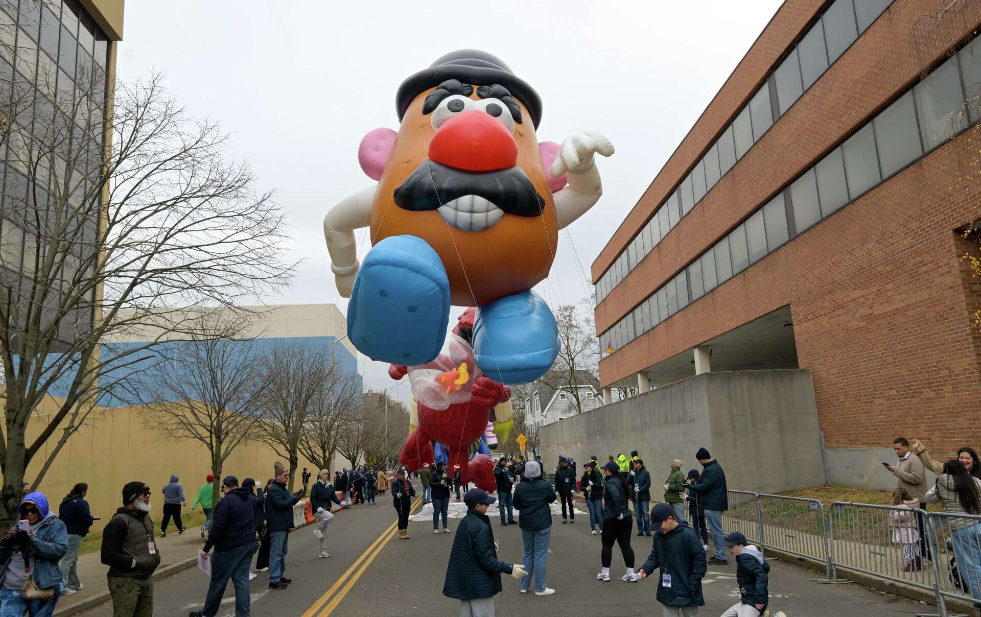 Stamford's Thanksgiving parade stepped off Sunday