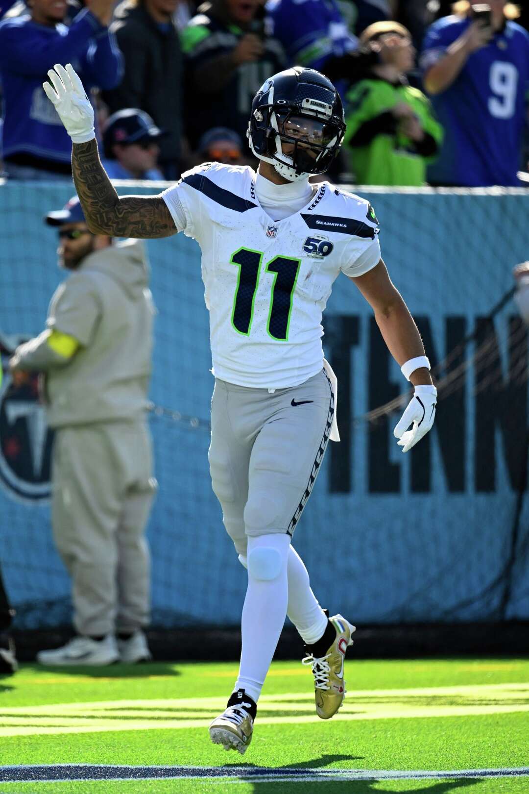 Jaxon Smith-Njigba sets Seahawks record for yards receiving in single ...