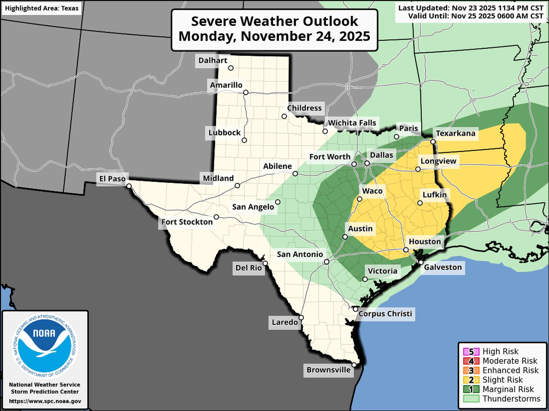 Will any storms move into South Texas today? Here’s the latest.