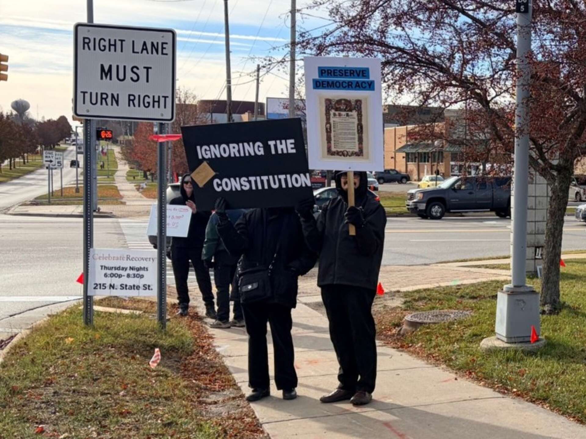 Big Rapids Michigan protest to oppose DHS and ICE enforcement