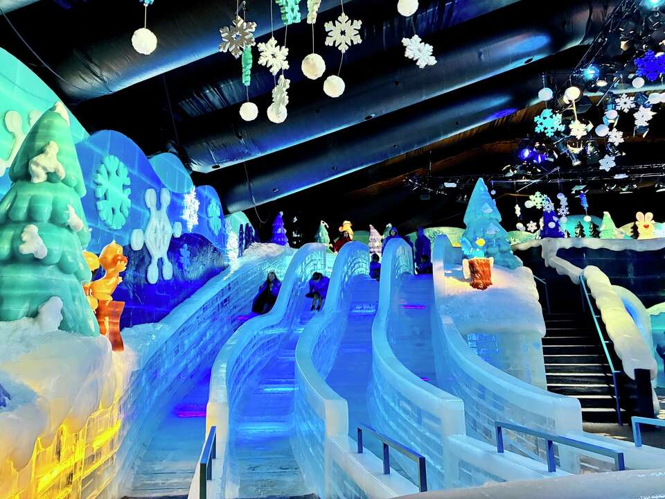 This 2-million-pound ice exhibit dazzles in San Antonio