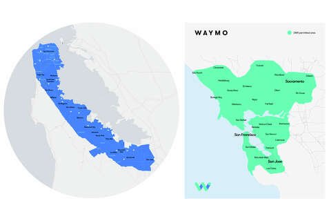 New Zoox, Waymo maps show mounting robotaxi options in Bay Area