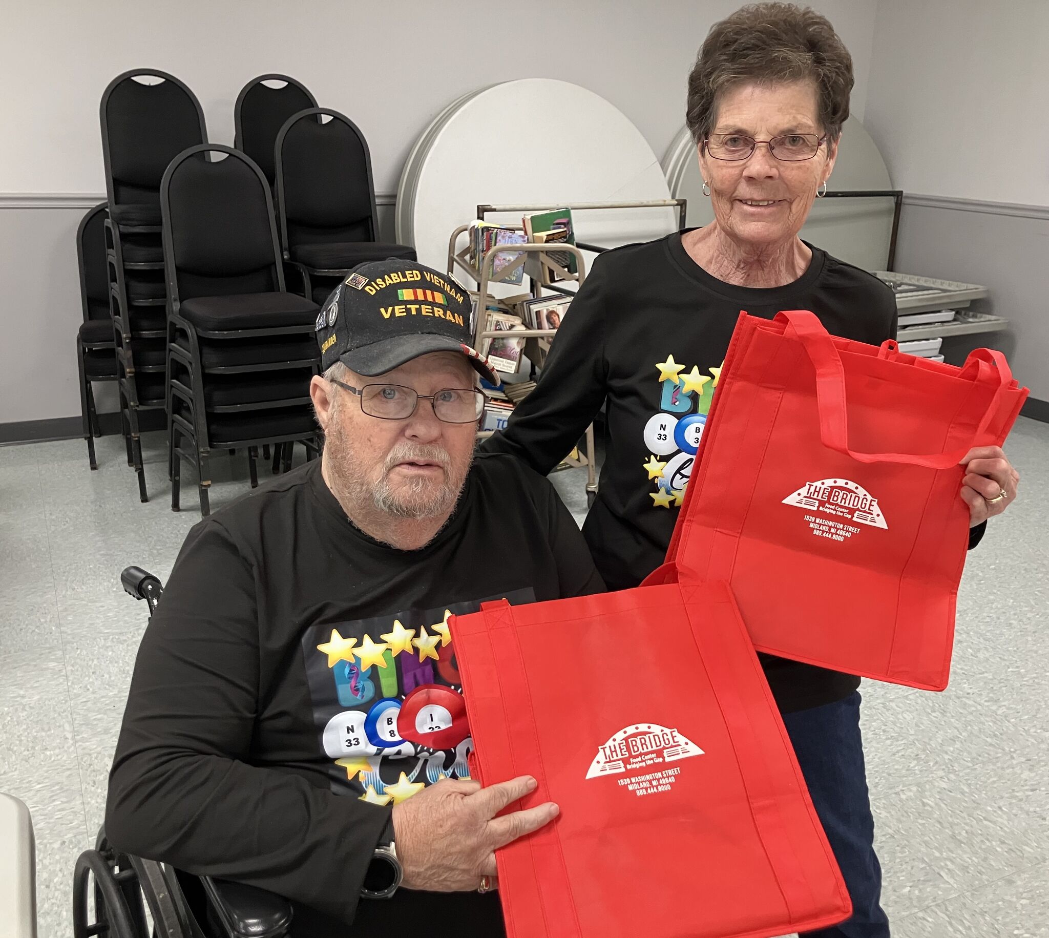 Midland VFW leads food drive for The Bridge Food Center