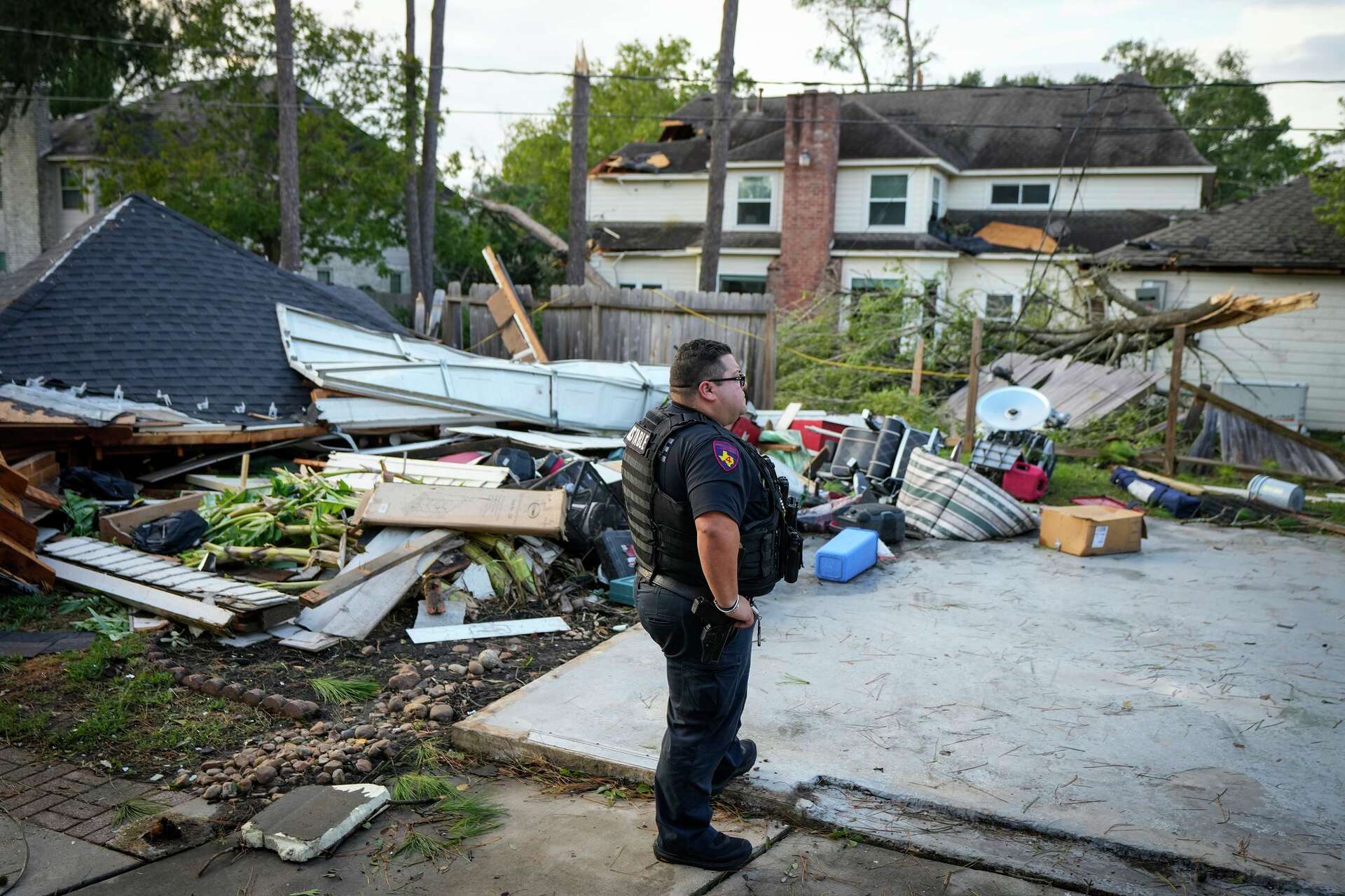 Houston tornado damage: Cleanup underway after Monday storm