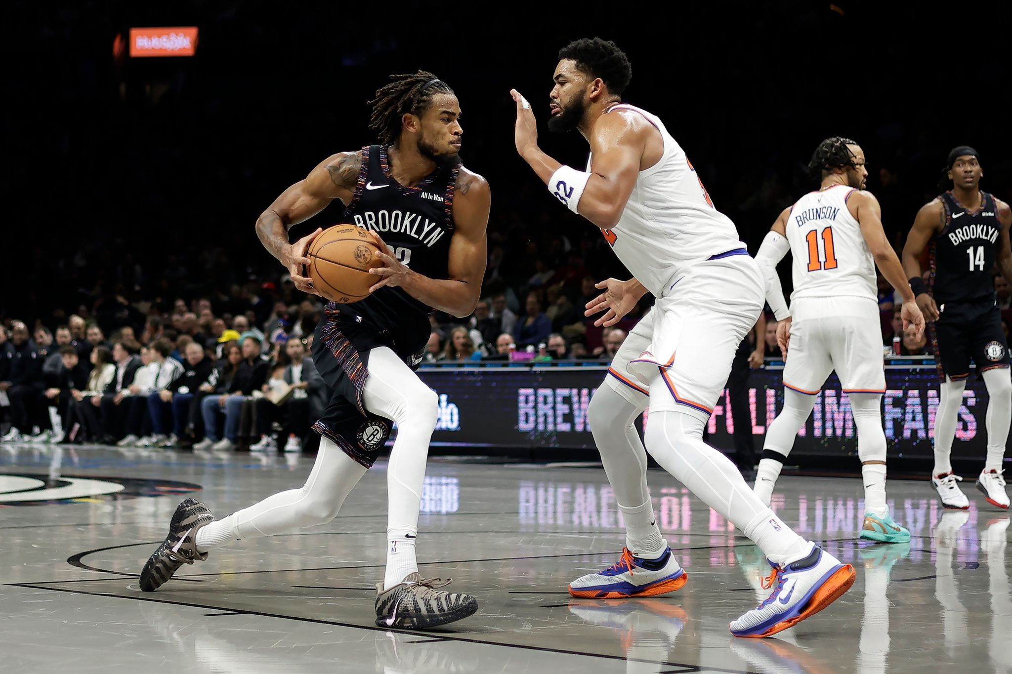 Knicks beat Nets 113-100 for 12th straight win over Brooklyn
