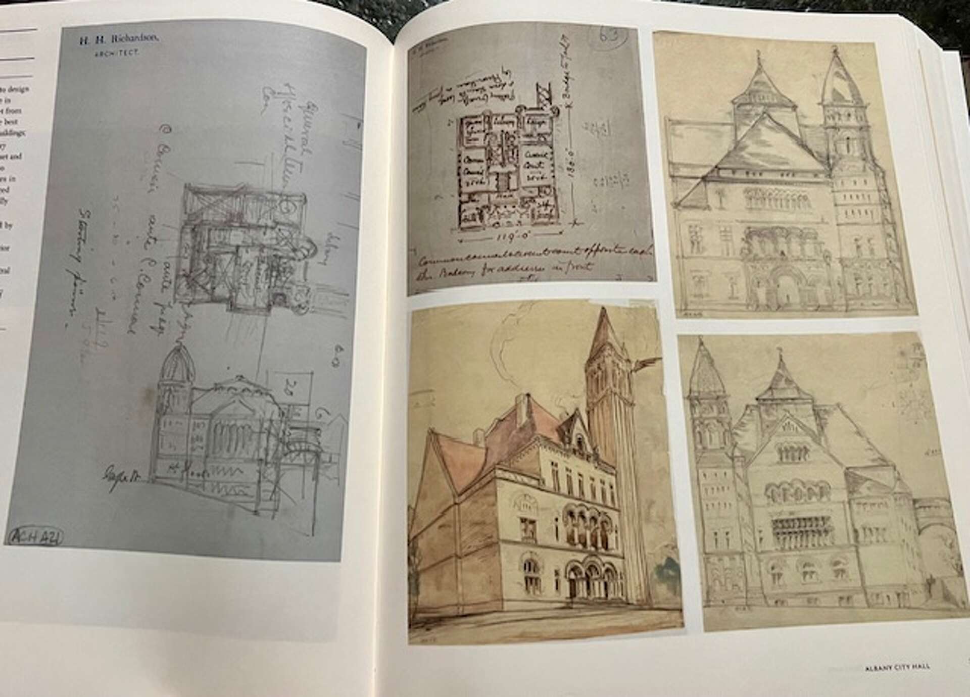 Climbing City Hall's tower to look at Henry Hobson Richardson's Albany