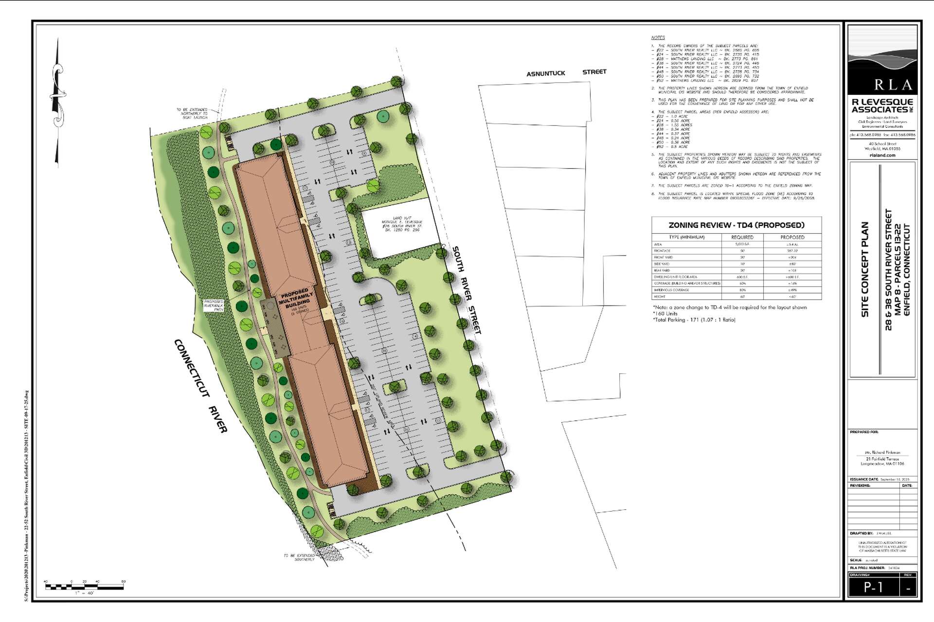 Enfield could see 160 new housing units on Connecticut River
