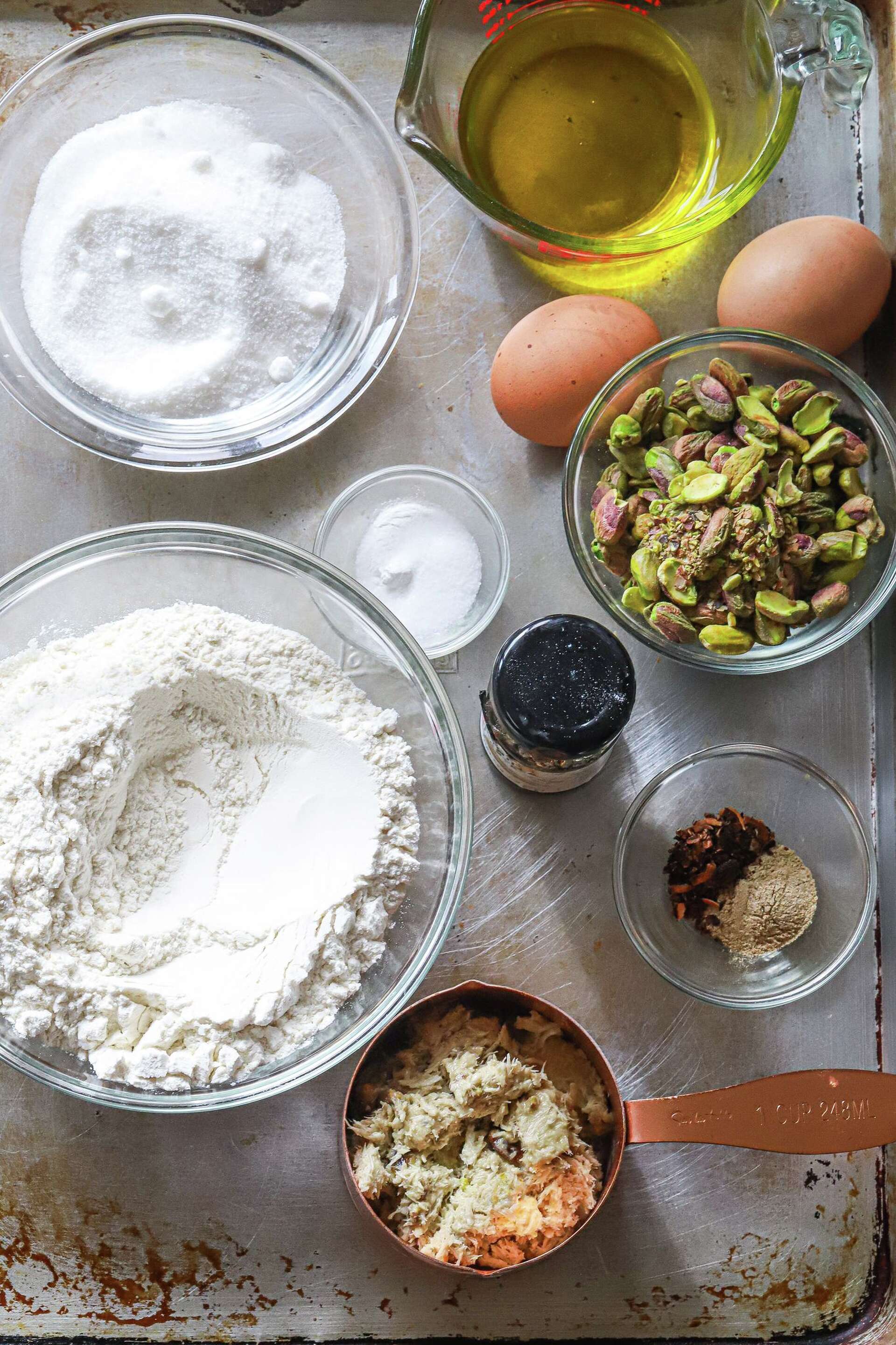 Recipe: Pistachio and Halvah Biscotti