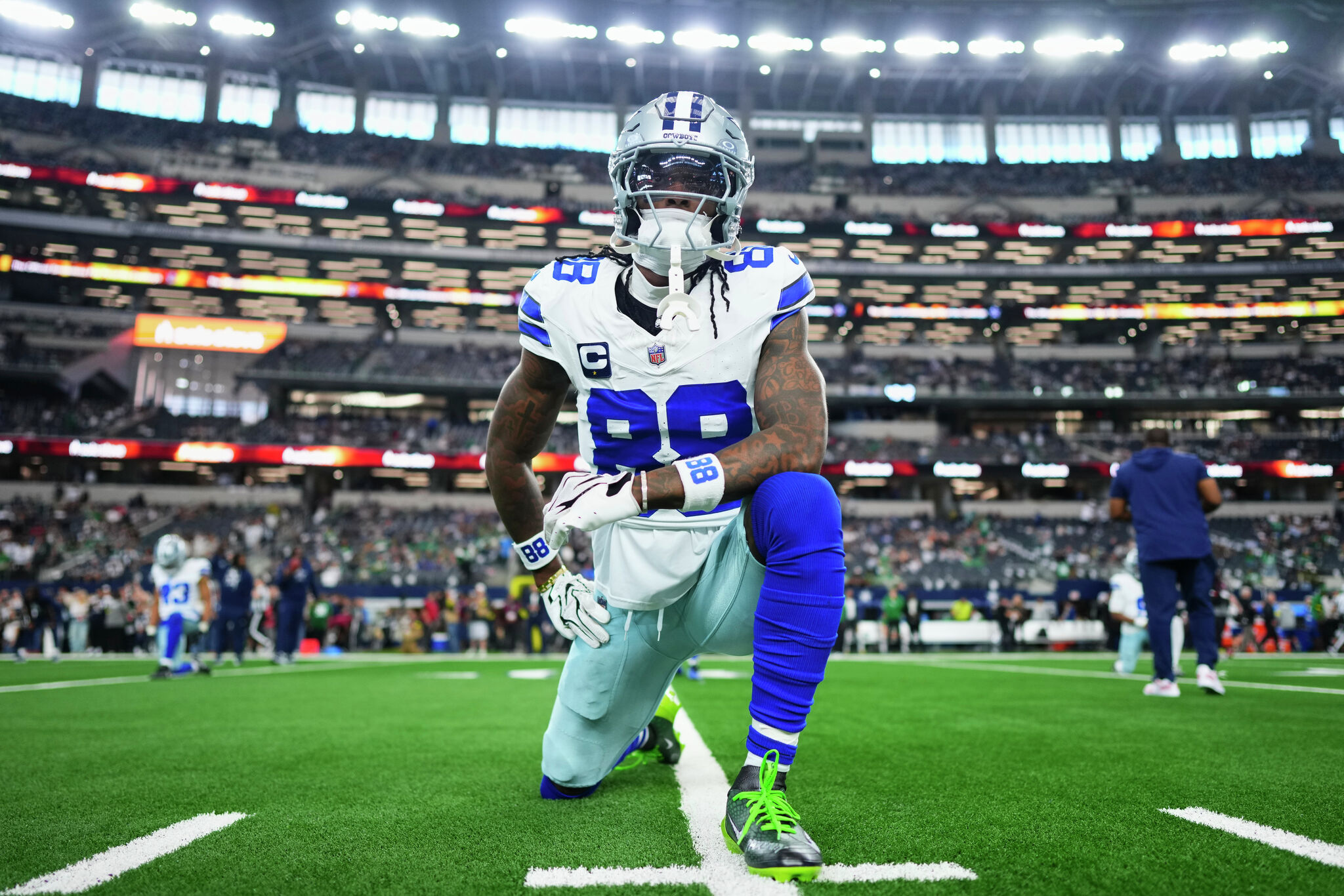 Here's the origin of NFL headstand celebration by St. Brown