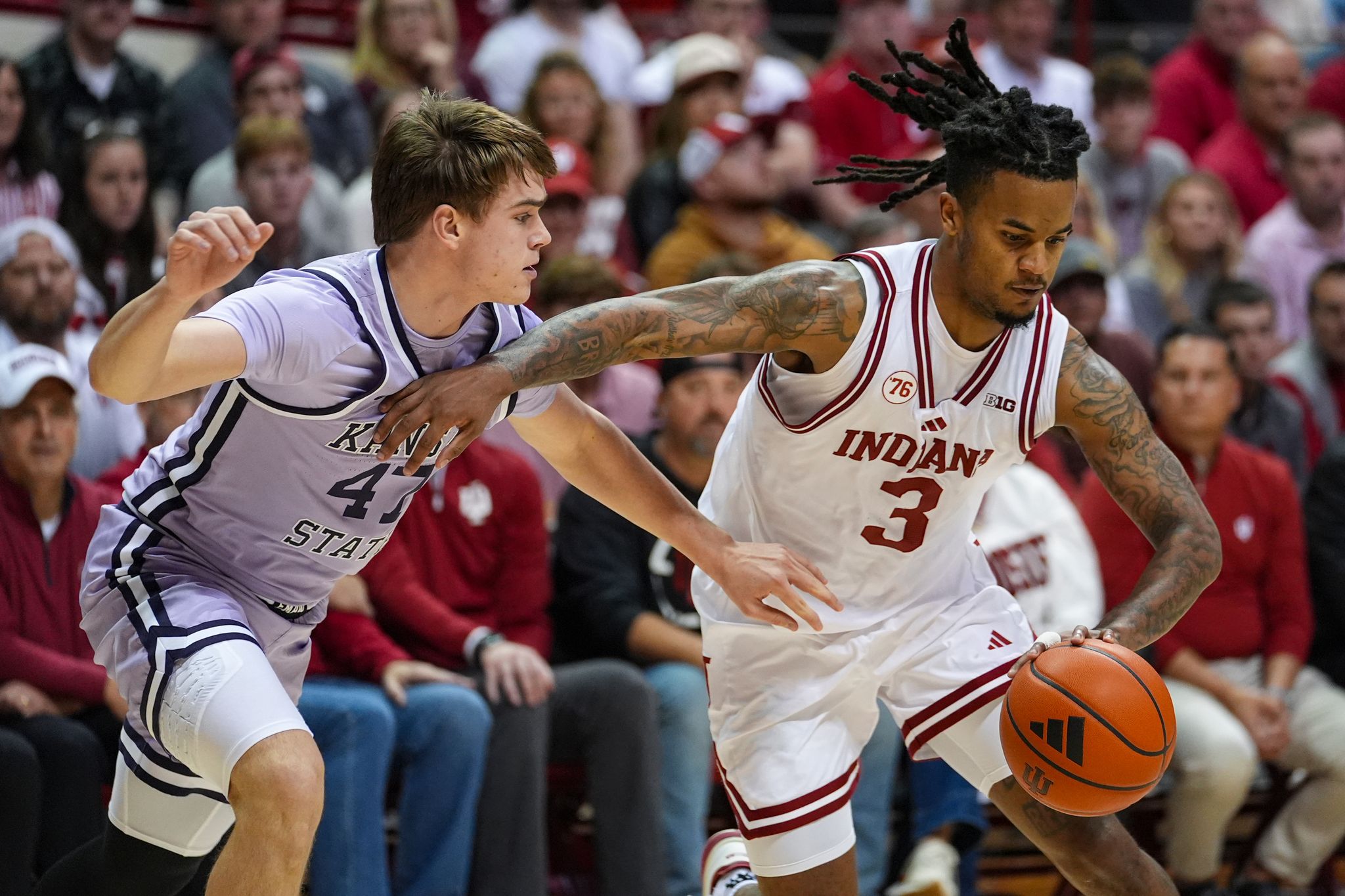 No. 25 Indiana clamps down on Kansas State 86-69