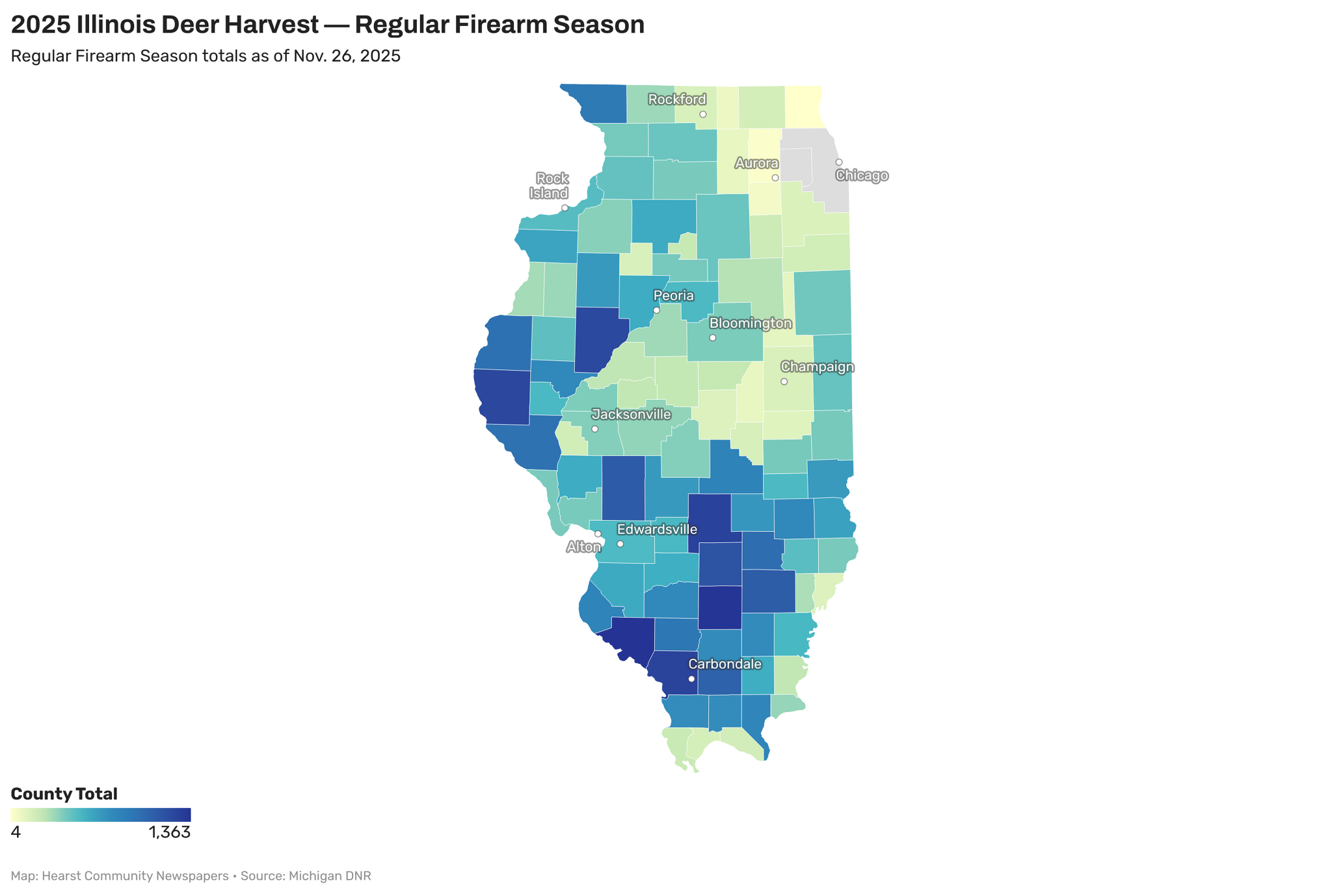 Illinois deer hunters surpass 50,000 harvests after opening weekend