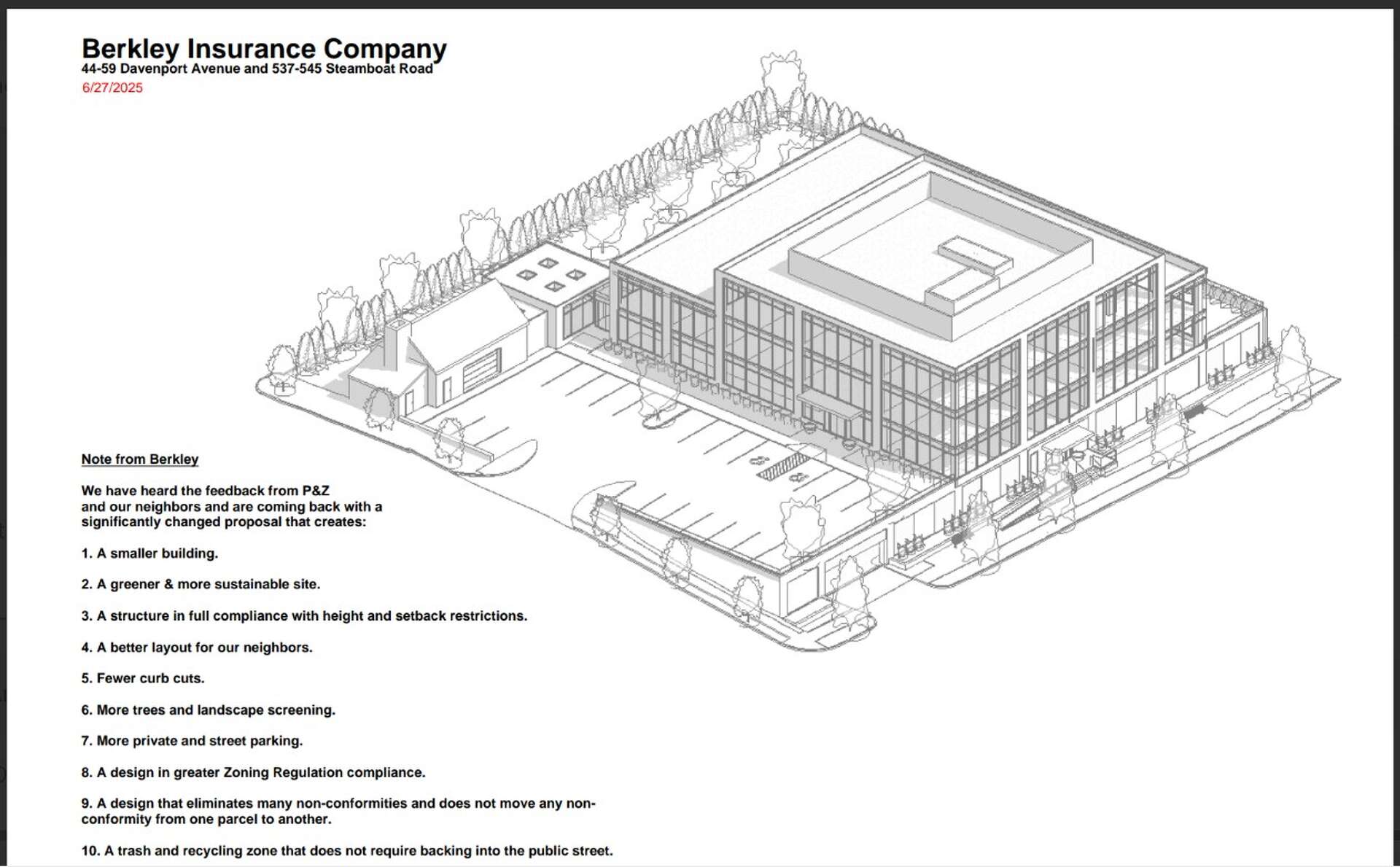 Denial of W.R. Berkley Corp. expansion plans in Greenwich