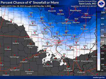 Winter storm warnings issued in Illinois for weekend snow storm