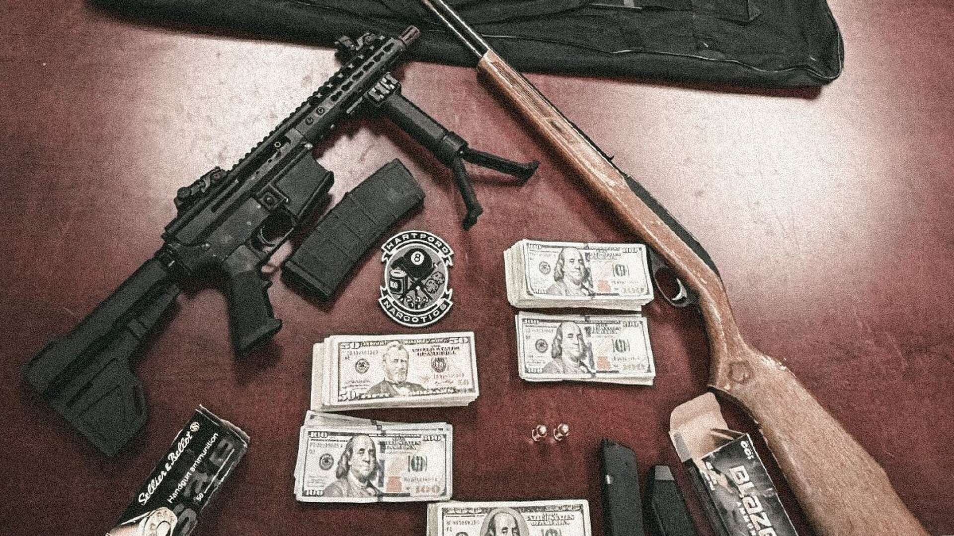 Hartford, Manchester cops, FBI find guns, cash, drugs in raids: Police