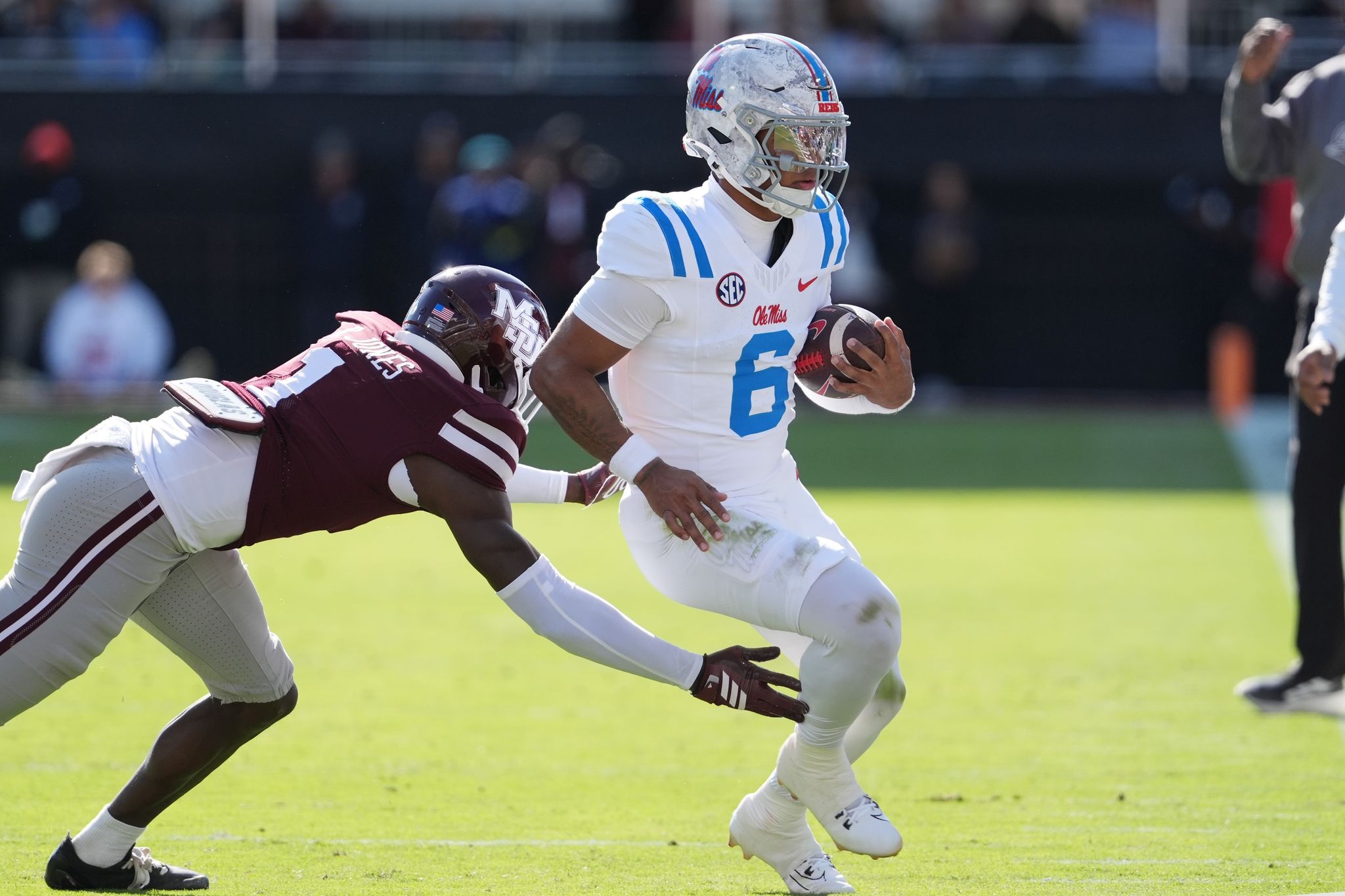 No. 6 Ole Miss beats Mississippi State in Battle for the Golden Egg ...