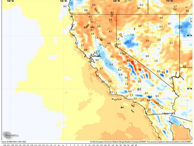 California December forecast signals a dry, warm start