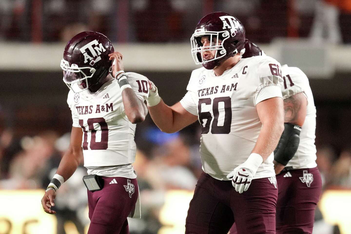 Texas' Michael Taaffe closes DKR career with interception vs. A&M