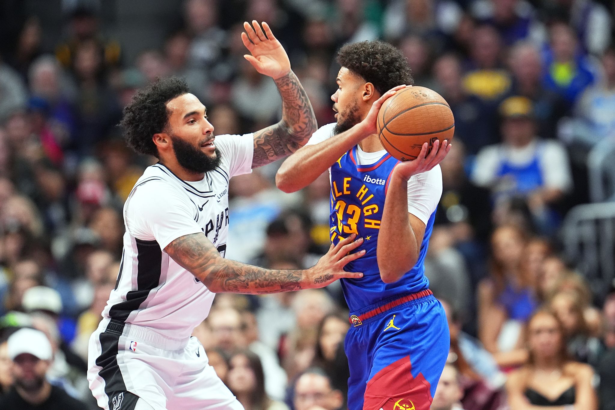 Vassell scores 33 points as Spurs beat Nuggets 139-136 to reach NBA Cup ...