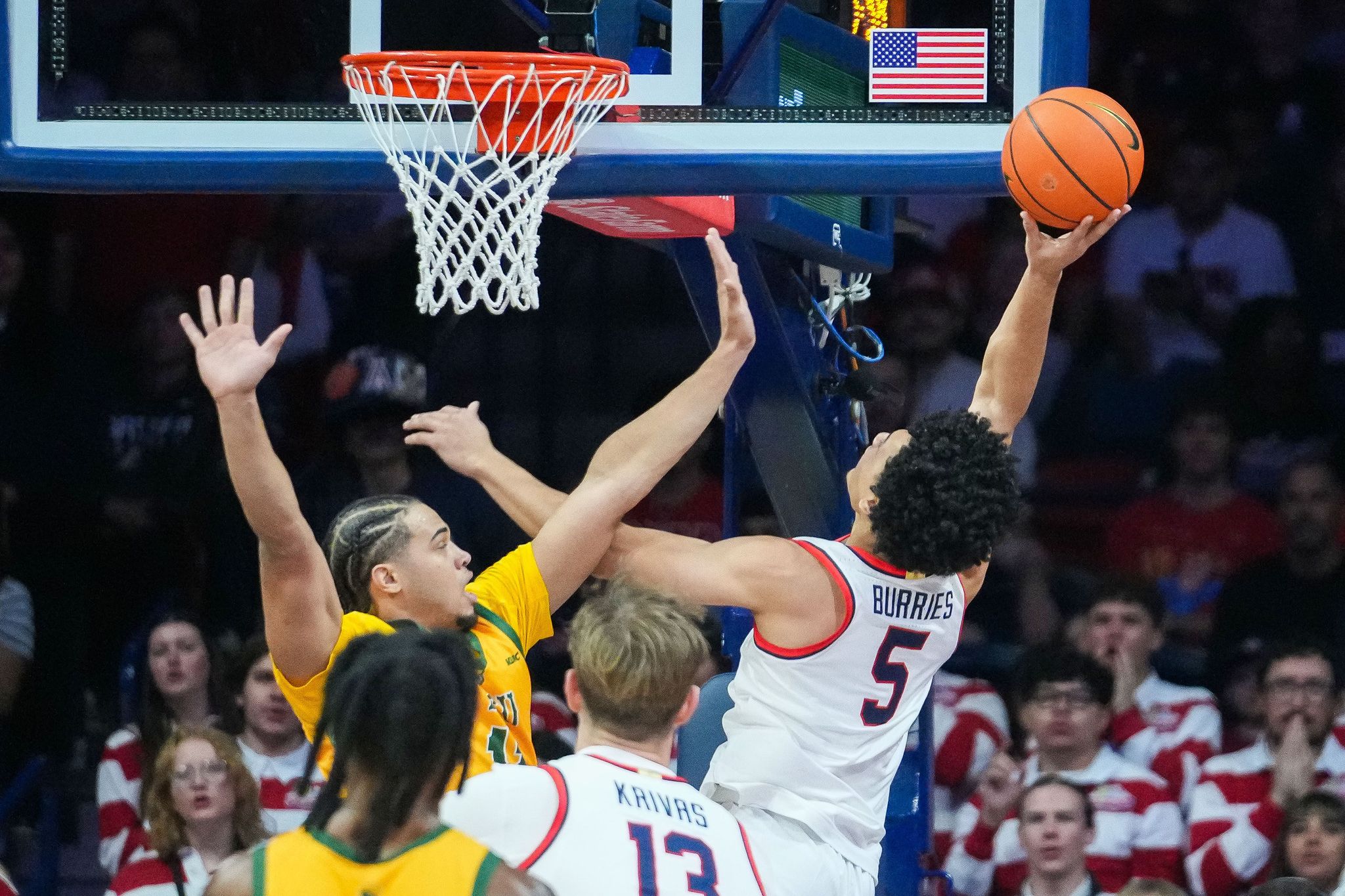 Krivas scores 20, No. 2 Arizona overwhelms Norfolk State inside for 98 ...