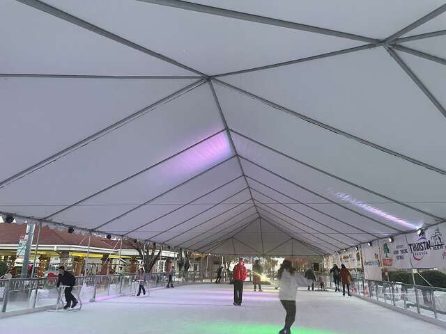 Ukiah: City's Annual Ice-Skating Rink Opens For Holiday Season