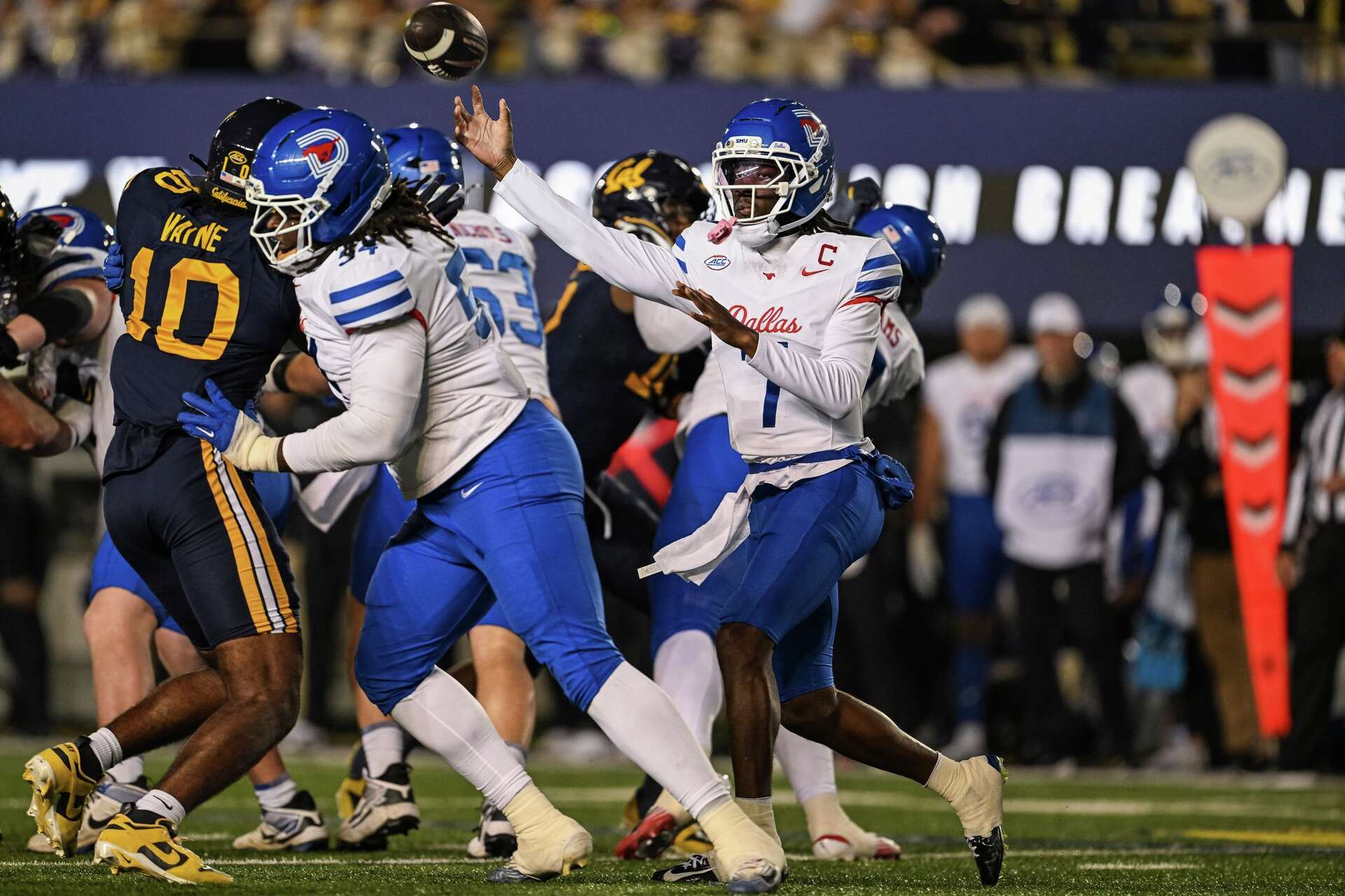 No. 25 SMU squanders chance at clinching berth in ACC title game as Cal ...