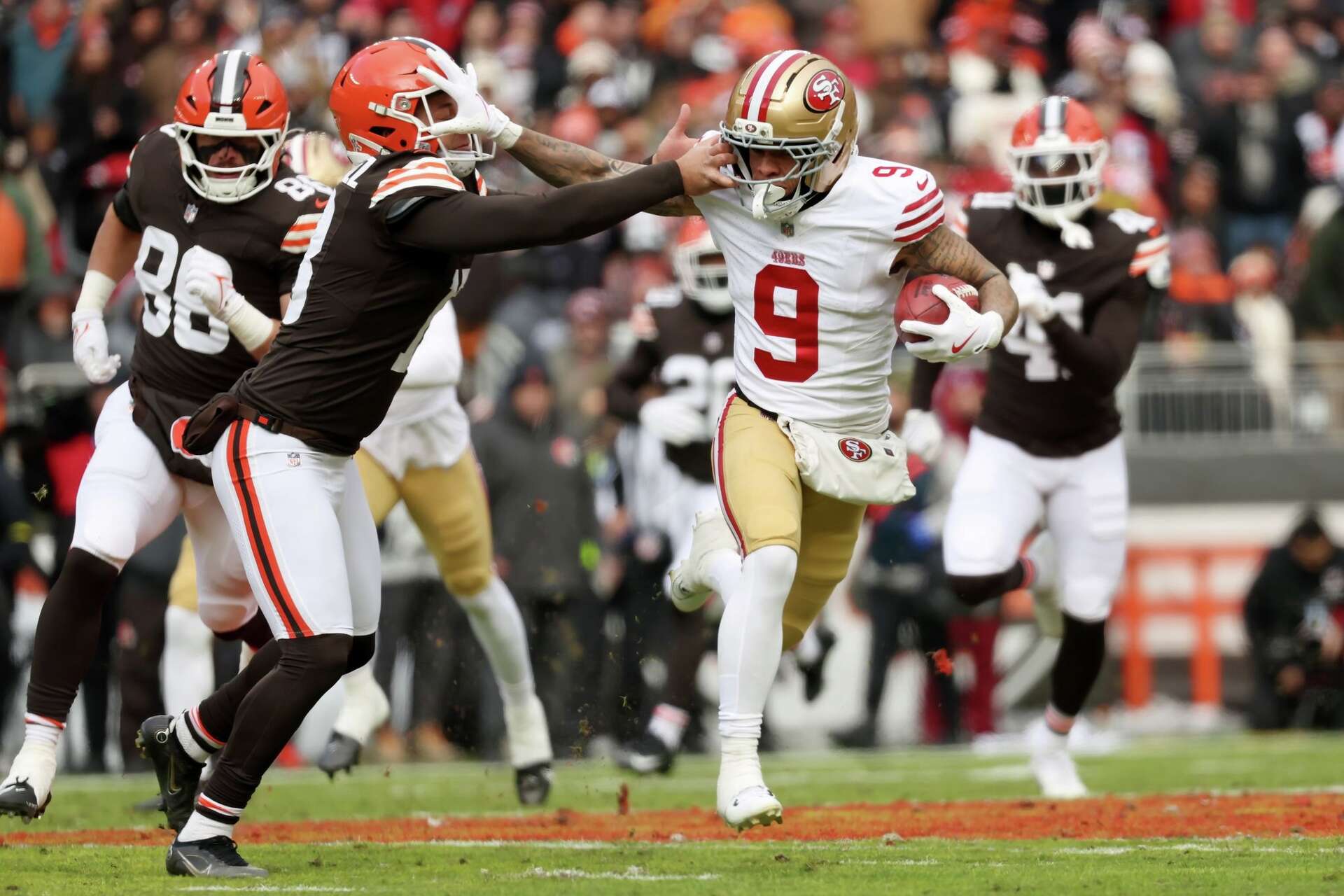 49ers game grades: Special teams comes up big to help beat the Browns