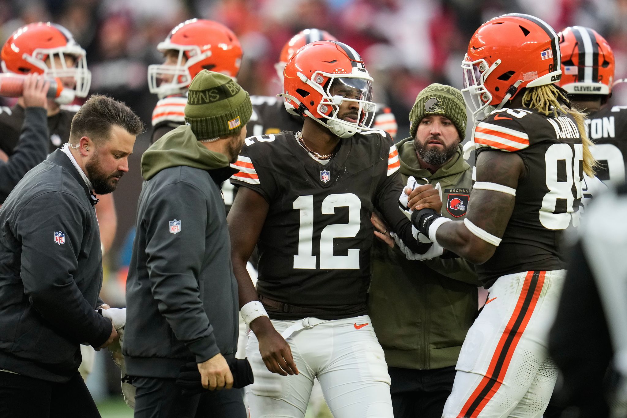 Shedeur Sanders' solid first half not enough as Browns fall to 49ers in ...